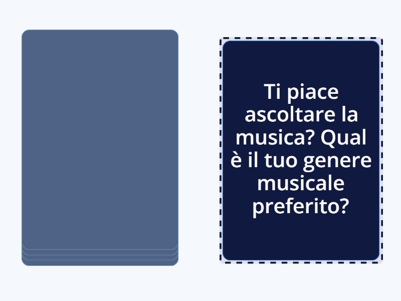 La musica - Speaking cards