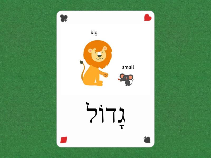 Lesson 4 gimmel - Flash cards