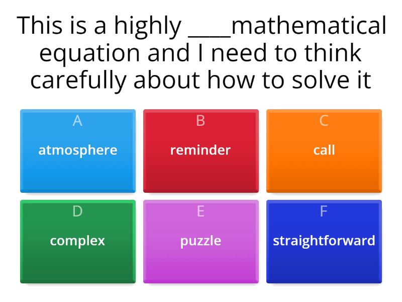 Formula CAE Unit 3 adverb/adjective/noun collocations - Quiz