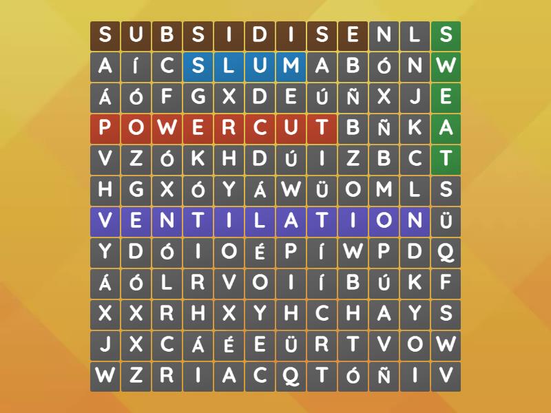 Heatwaves: Can we adapt? - Vocabulary - Wordsearch