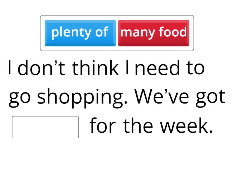 quantifiers b1.7 - Complete the sentence