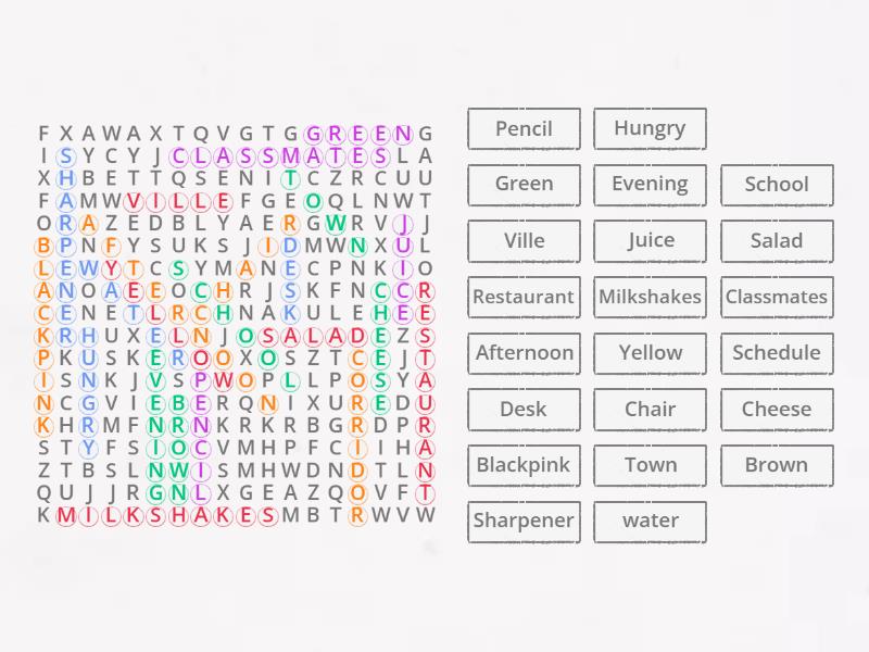 Word search - Wordsearch