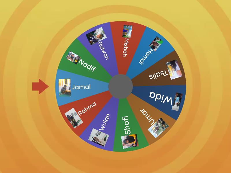 spin nama - Spin the wheel