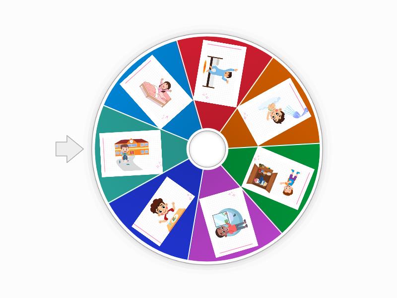 Daily routines - Spin the wheel