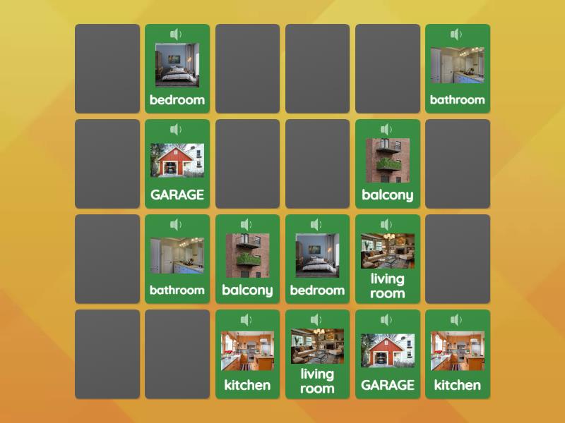 PARTS OF THE HOUSE 2 - Matching pairs