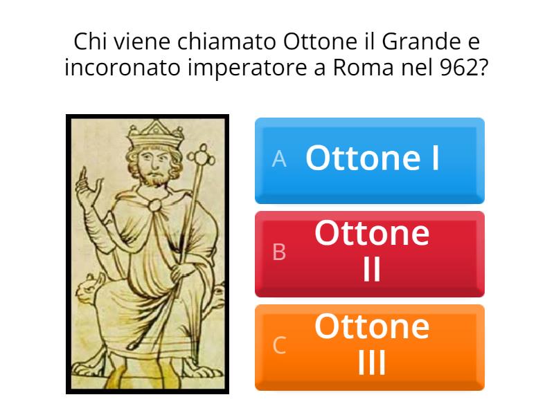 Chiesa e Impero attorno all'anno Mille - Quiz