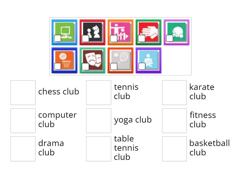 Clubs - Match up