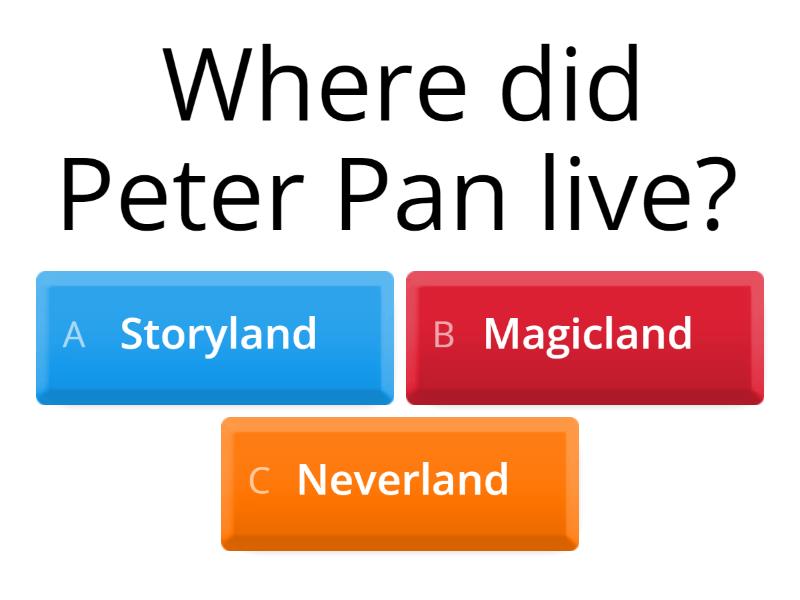 Disney Character Profile: Peter Pan Quiz – WDXMU