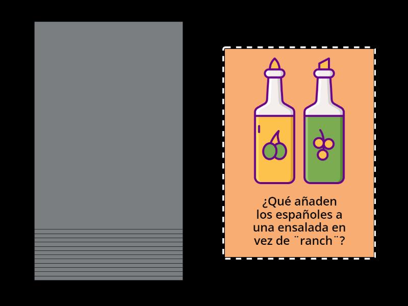 Spanish Restaurant Speaking Task Cards - Speaking cards