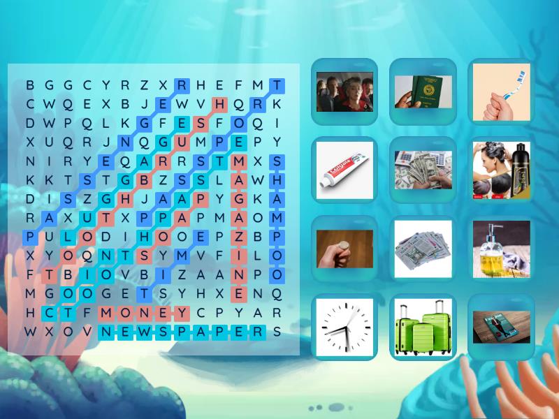 Unit 8 - words () - Wordsearch