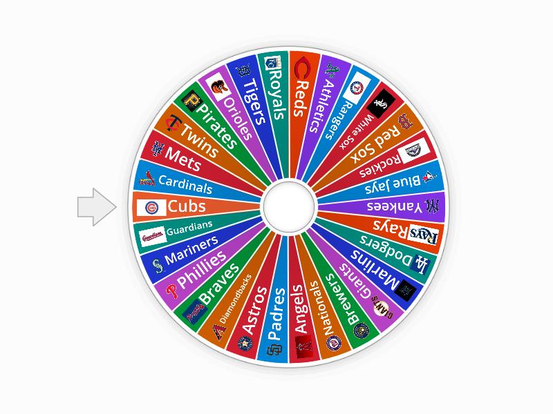 Baseball Spinner - Spin the wheel
