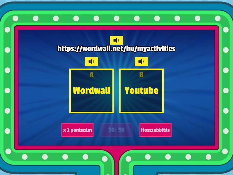 Wordwall - Gameshow quiz