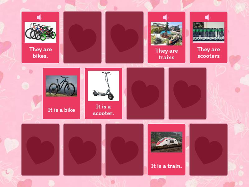 it is a bike they are bikes - Matching pairs