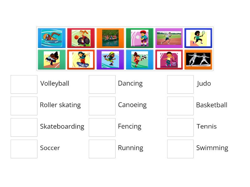 Sports Matching Game - Match up