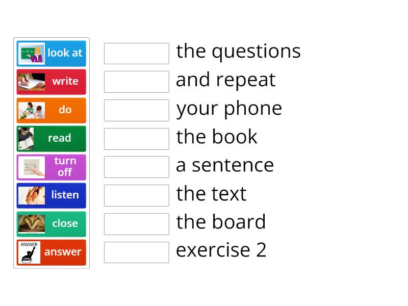classroom - Match up