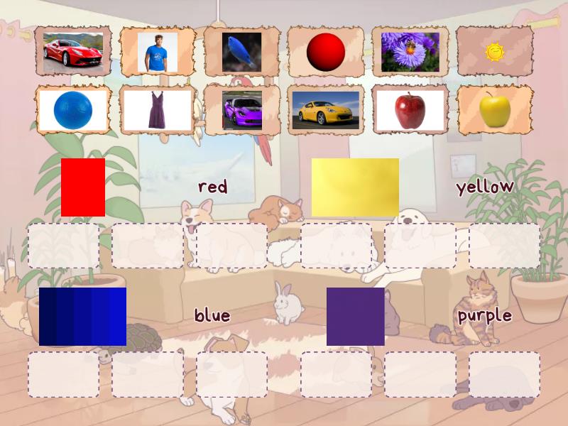 Colours_starter (red, yellow, blue, purple) - Group sort