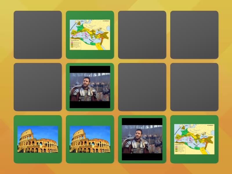 Encuentra la pareja de acuerdo a lo visto en el video de la antigua ...