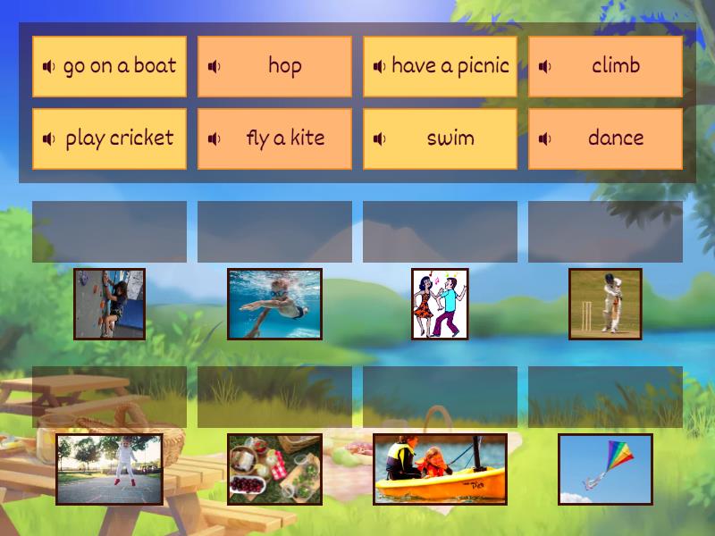 Kids Can 1 Unit 5 Extra words - Match up