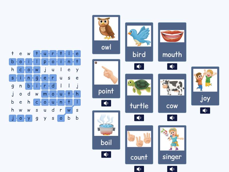 Review Test 2 - Wordsearch