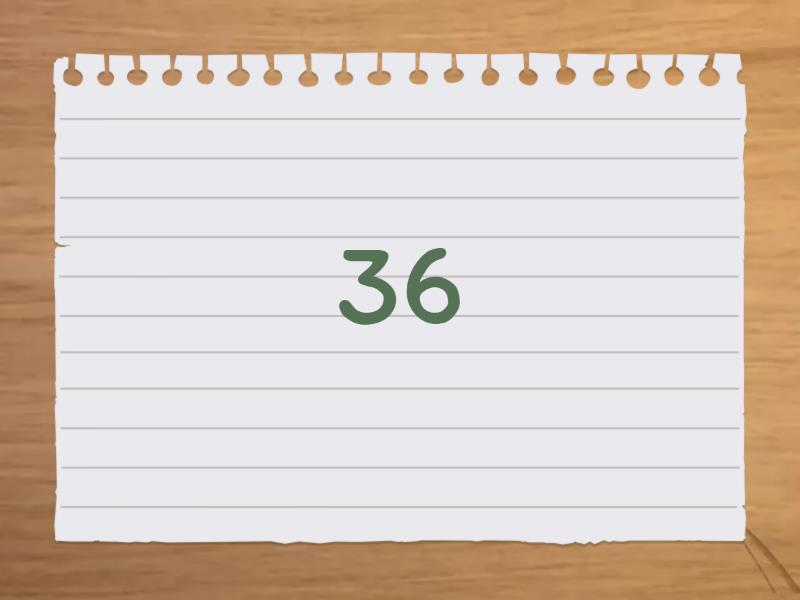 Numbers 1 to 69 - Flash cards