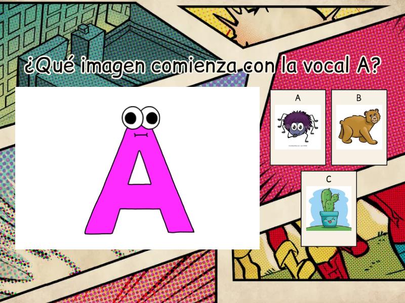 SONIDO INICIAL - VOCAL "A" - Cuestionario