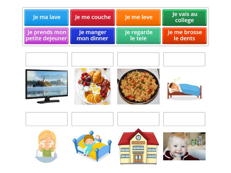 French routines - Match up