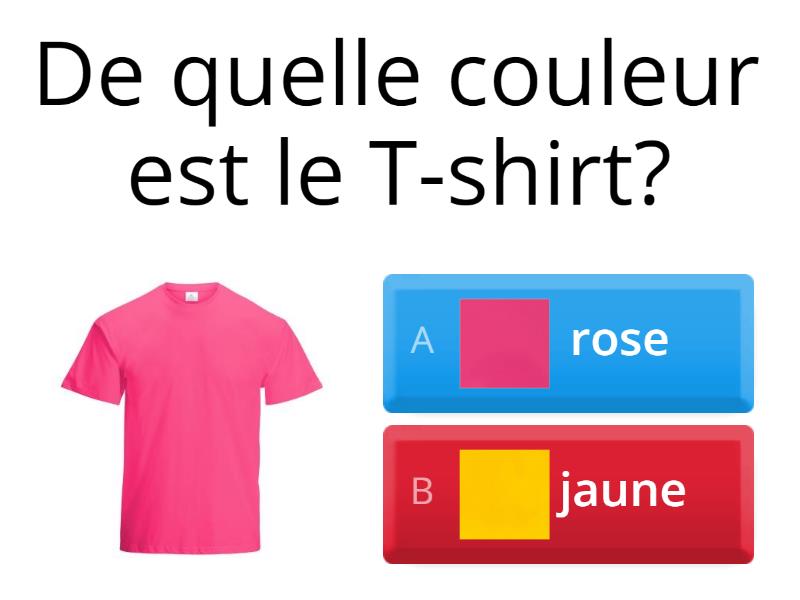 La couleur - Quiz