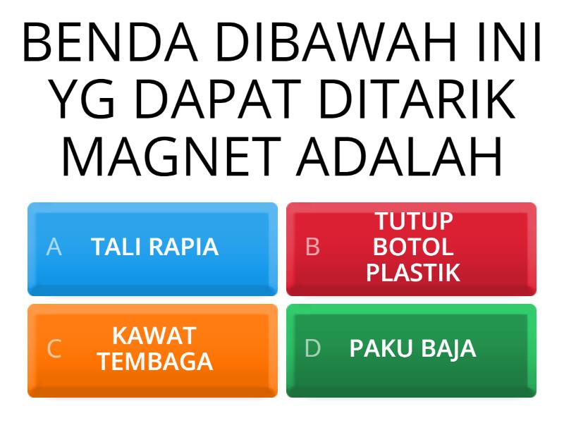 PERMAINAN MAGNET - Quiz