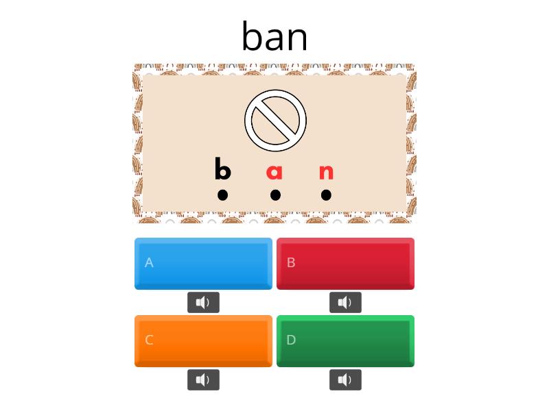 Unit 3-Phonics (Short Vowels Review) - 測驗