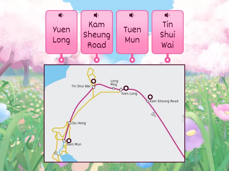 Map_districts near school - Labelled diagram