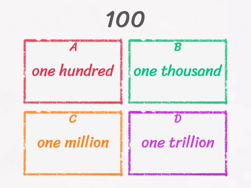 z big numbers - Quiz