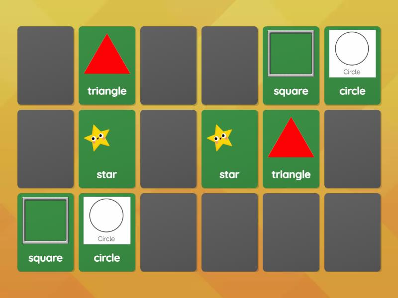 K3 - shapes - Matching pairs