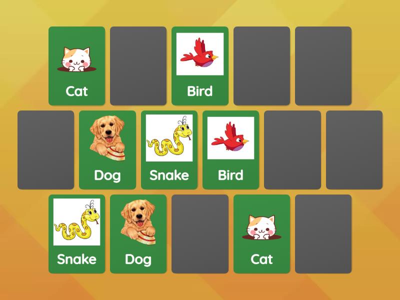 Pets - Matching pairs