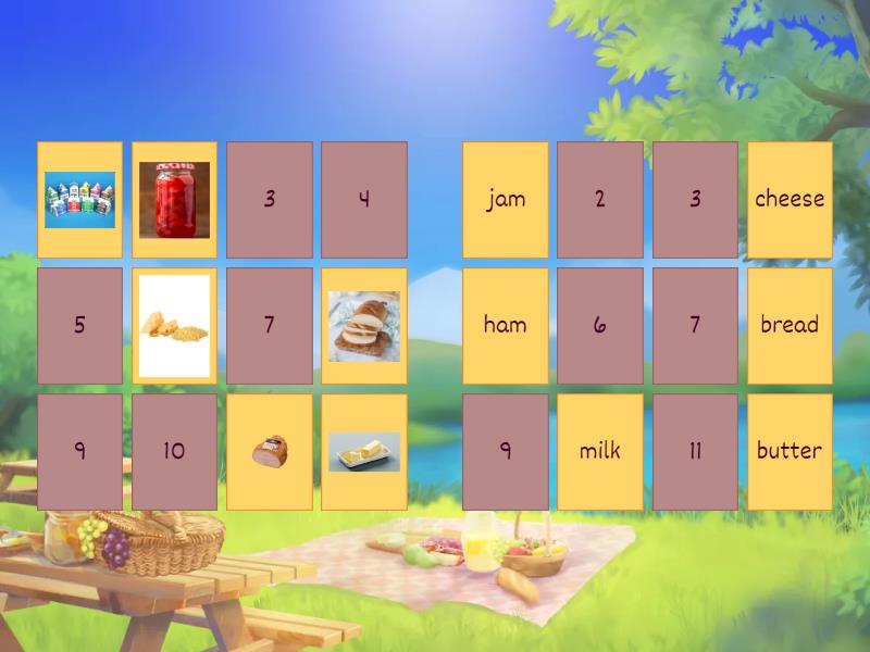 Chapter A1 - Fun with Cooking_Matching - Matching pairs