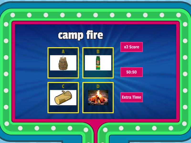 camping - Gameshow quiz