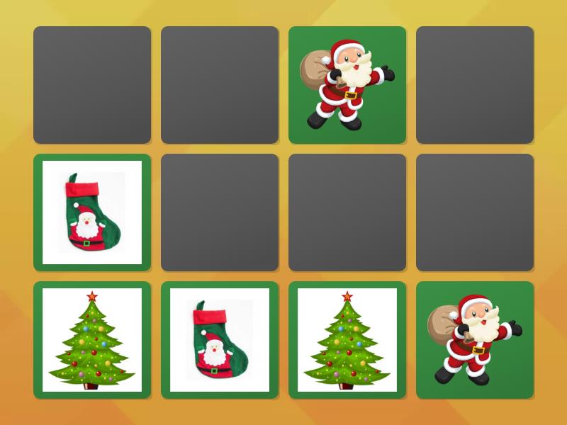 Memorama de Navidad - Parejas