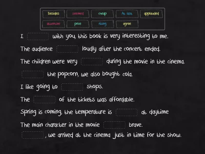 SB-2 p 24 ex 3 examples - Completa la oración