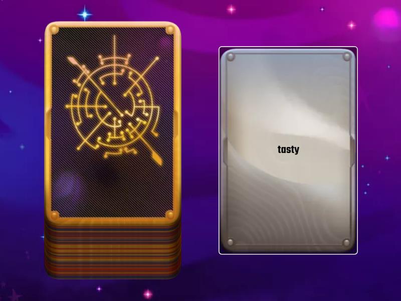 parts of the body and character - Cartas al azar