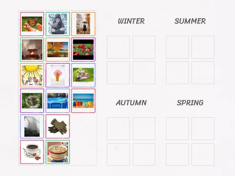 SEASONS - Group sort