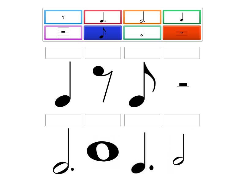 MUSIC NOTE REVISION - Match up