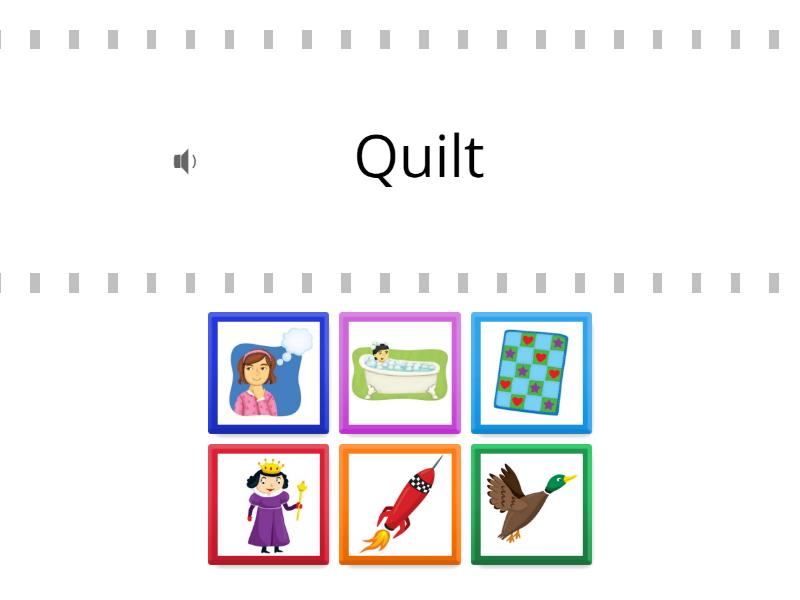 Oxford Phonics th-th-ck-qu - Find the match
