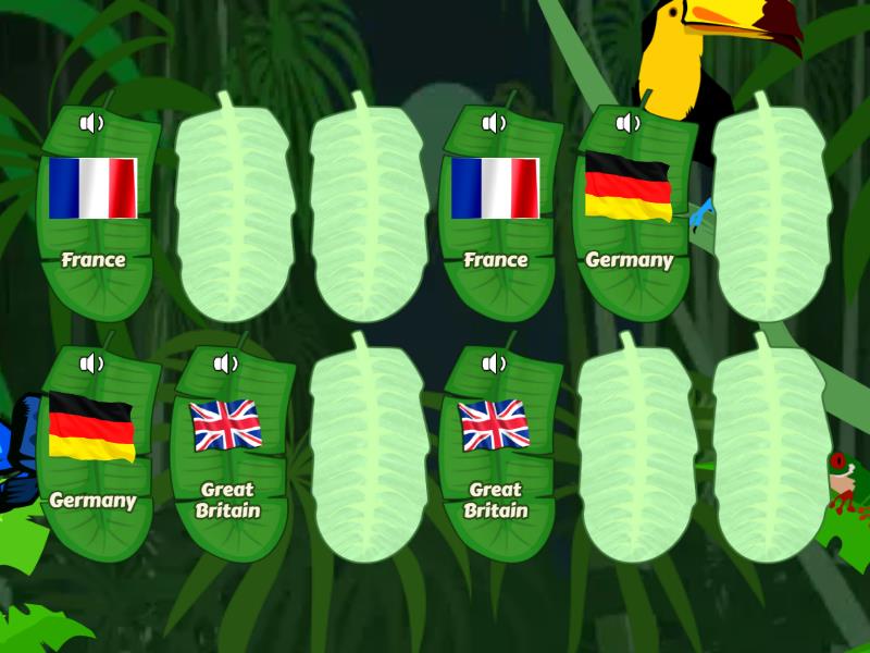 Countries part 1 - Matching pairs