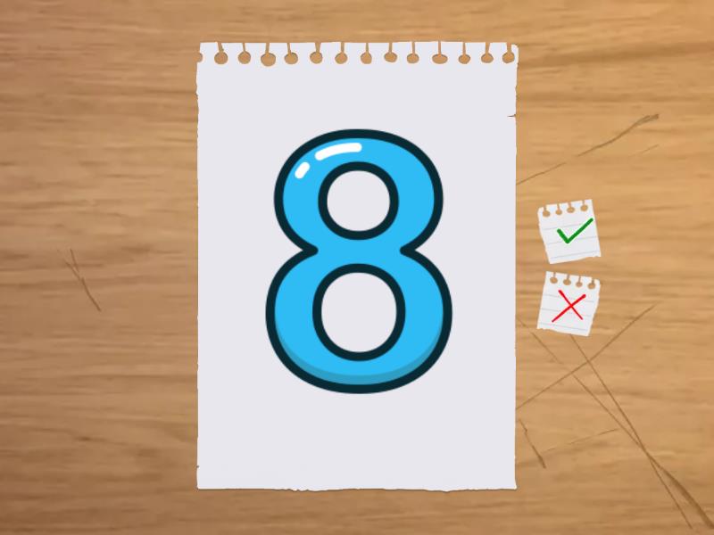 numbers 7-10 - Flash cards