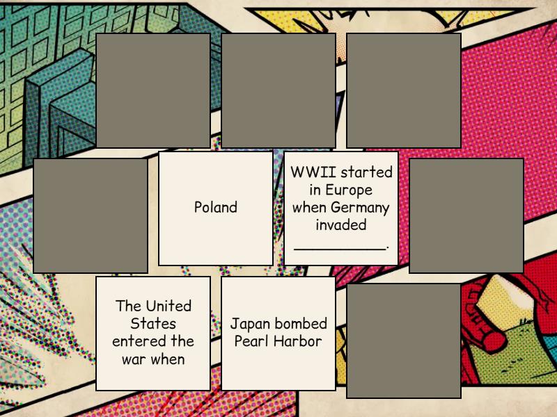 World War II - Matching pairs