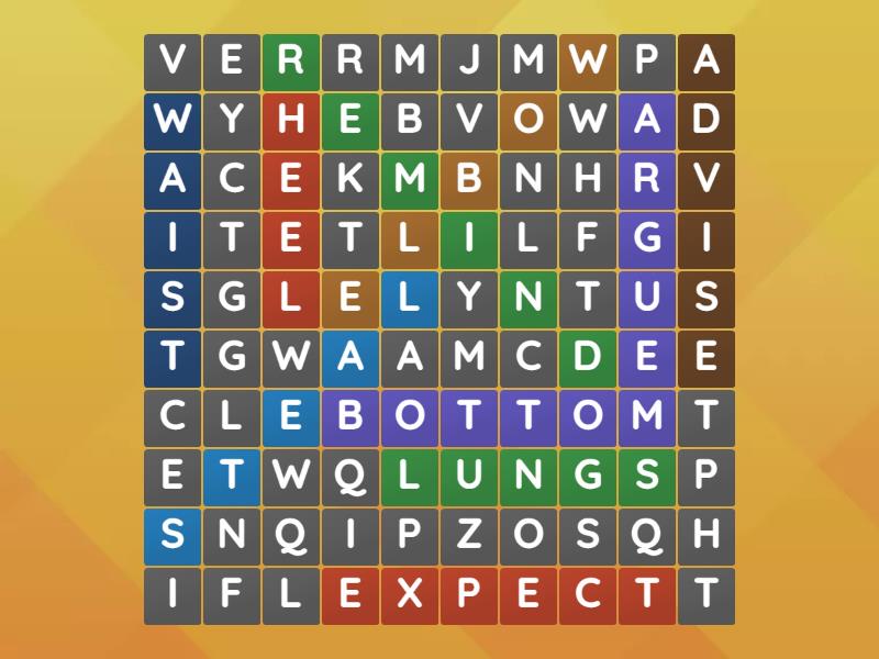 Words for Lesha and Anastasia - Wordsearch