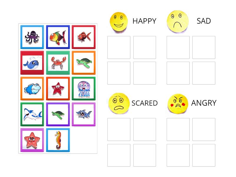 Sea emotions - Group sort