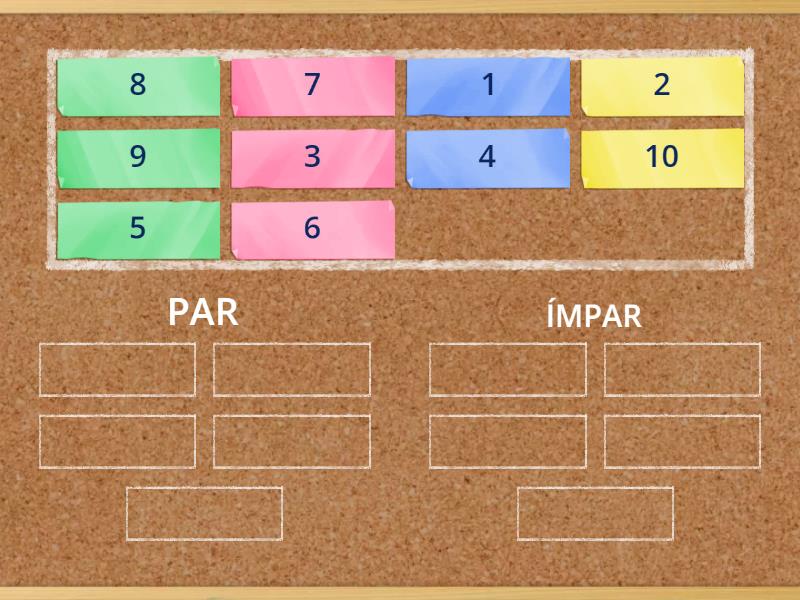 PAR OU ÍMPAR - Group sort