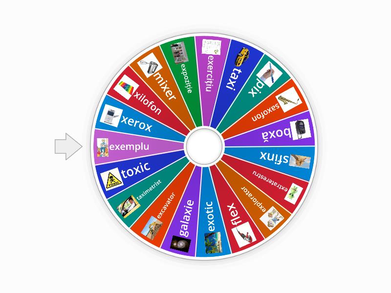 Litera X-Citire - Spin the wheel