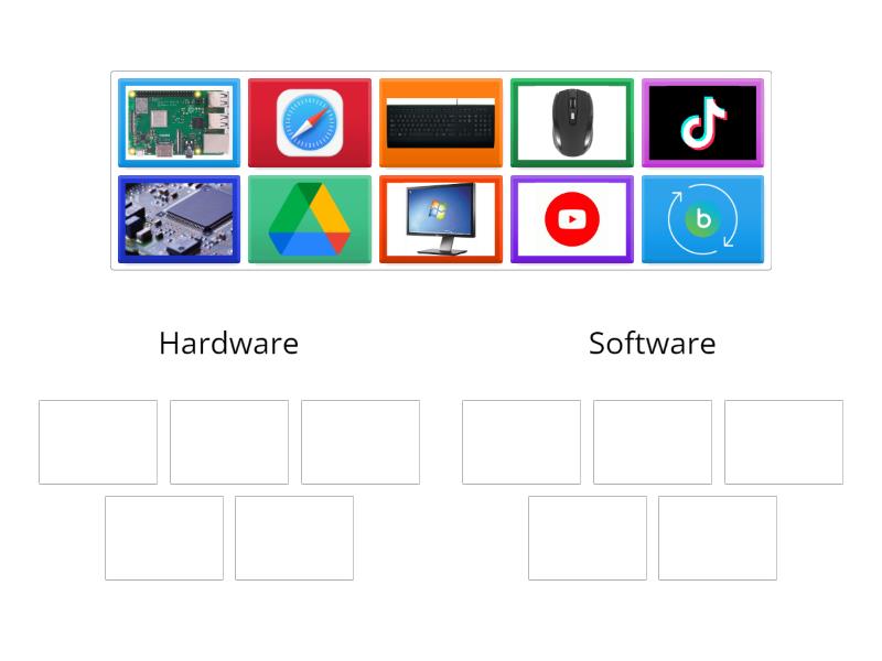 Hardware Vs Software - Group sort