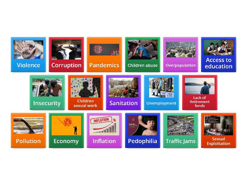 Copie de Social Issues - Flip tiles